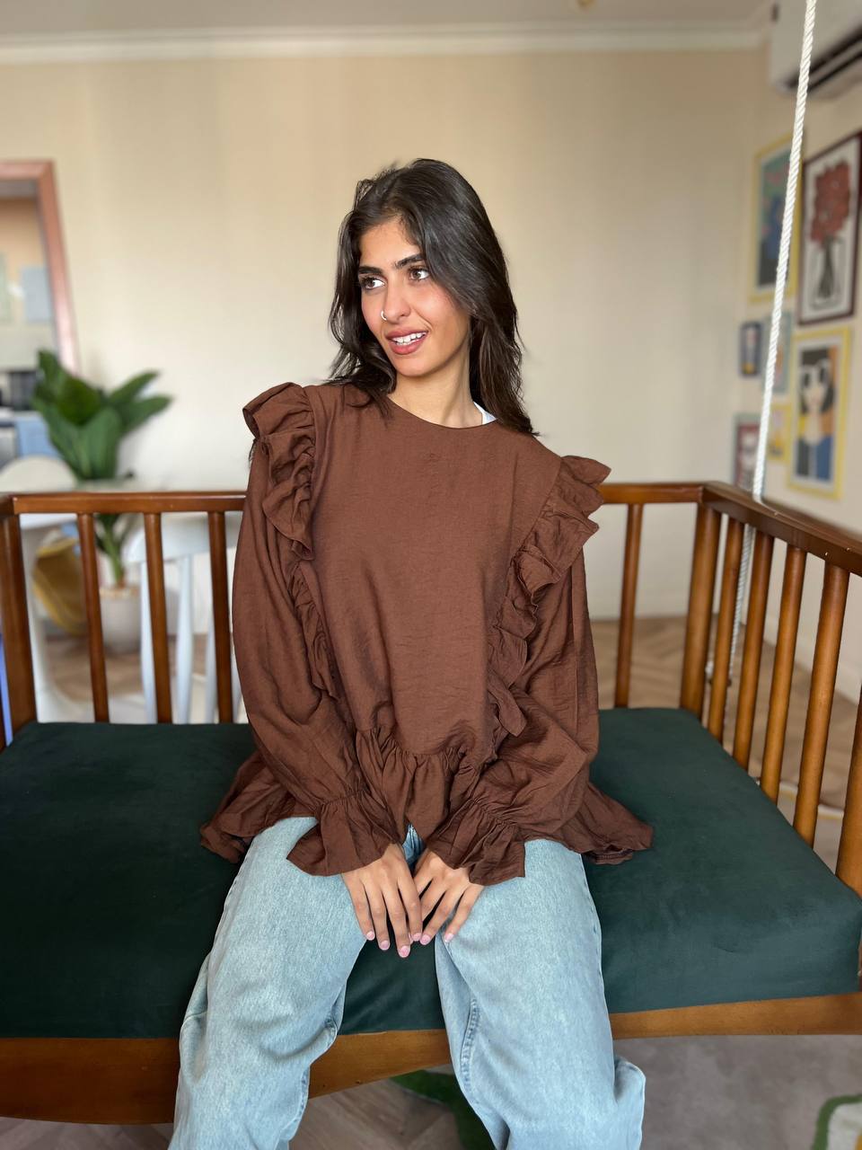 Kettan Blouse - Brown – Elle Desire